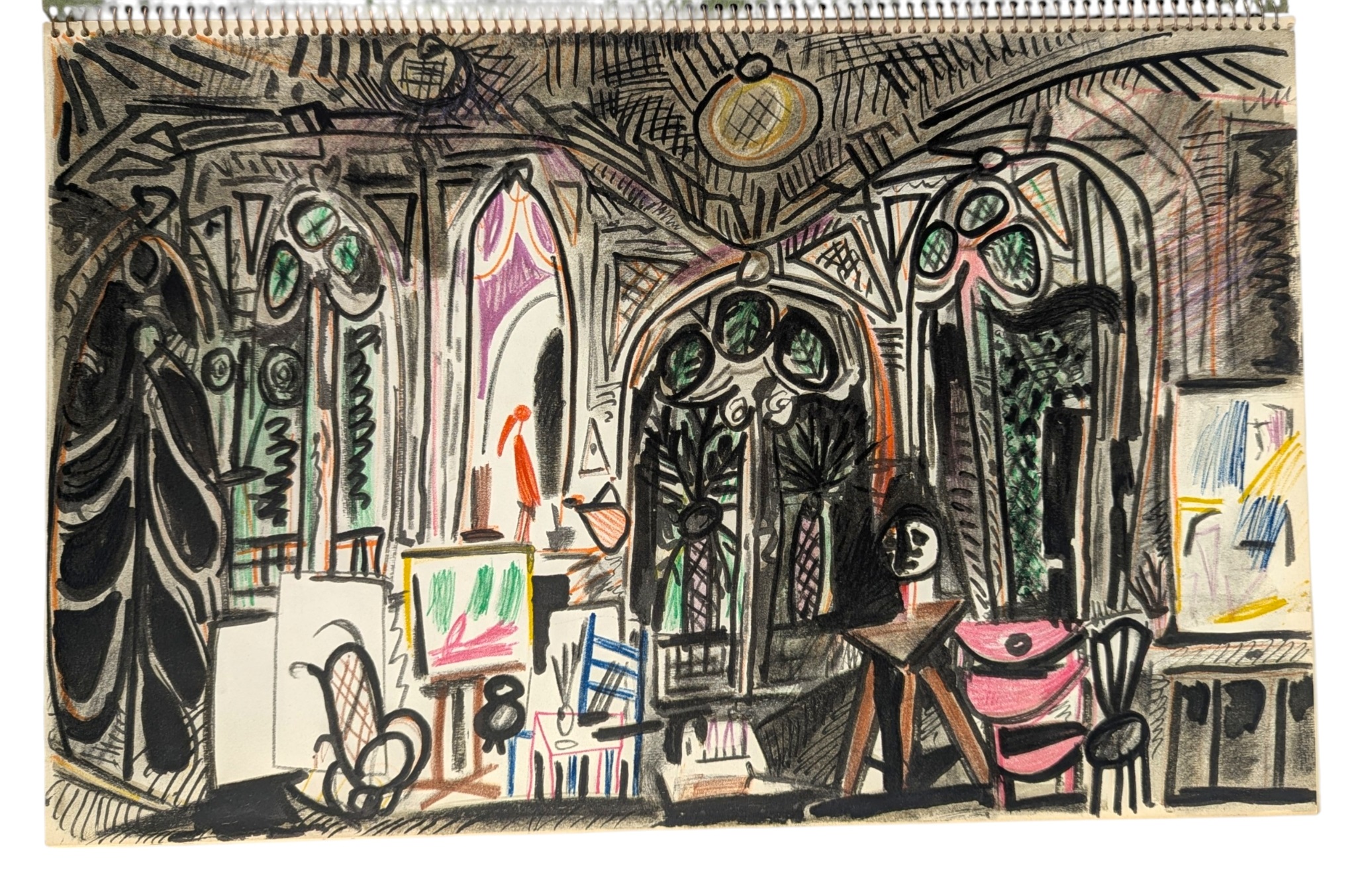 Lot 11 - PICASSO - 1959 CARNET DE LA CALIFORNIE, PARIS